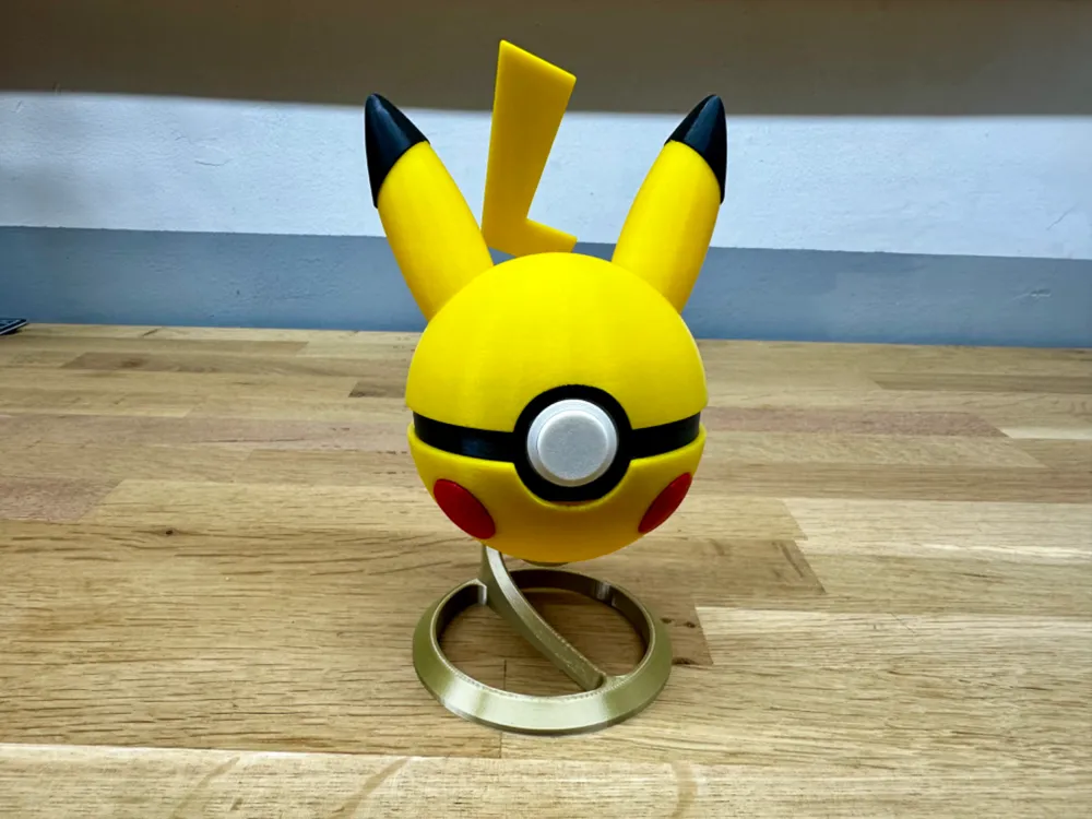 Pikachu Ball - Pokemon - Pokeball Functional by Torikami MakerWorld ...