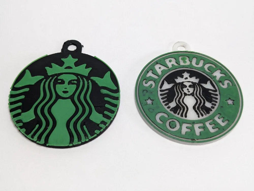 Starbucks Logo Keychain by Penguin Prints - MakerWorld