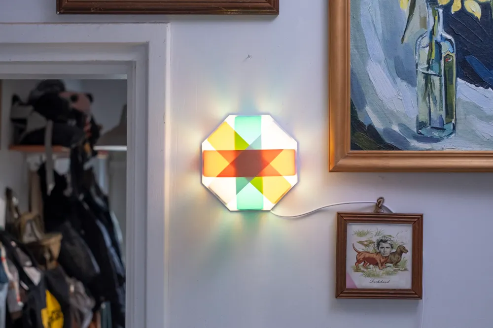 Modular wall lamp octagon - 001 Bambu LED lamp kit by DomdomsMakerWorld ...