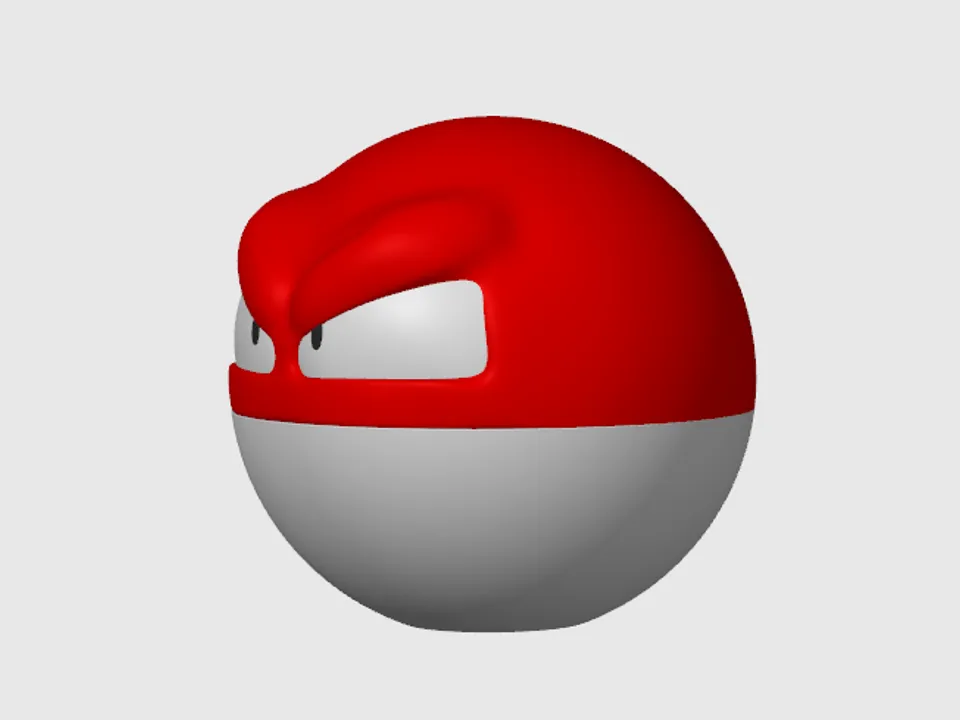 Voltorb Multicolor - Free 3D Print Model - MakerWorld