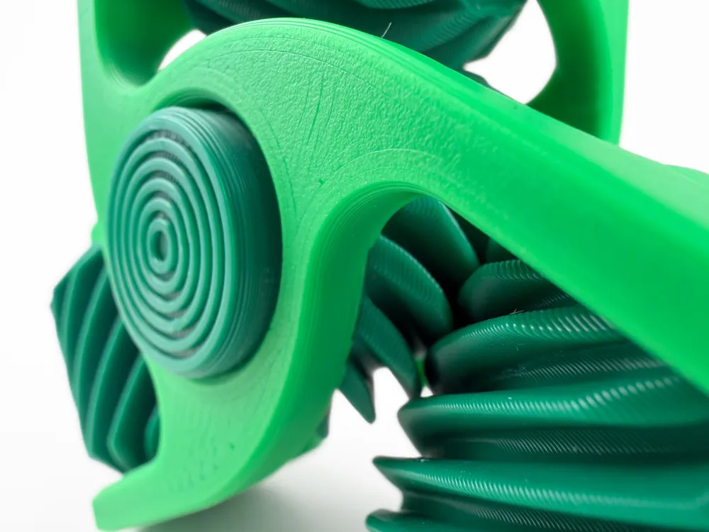 Cross-Axis Triple Helical Gear Fidget Spinner - Free 3D Print Model ...