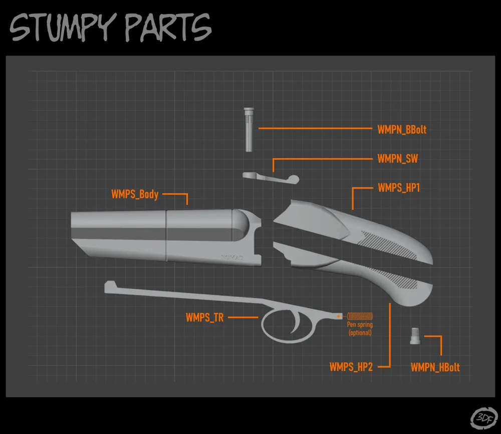 WMP NOMAD – WiiMote Pistol Nomad Edition by 3DFreeman - MakerWorld