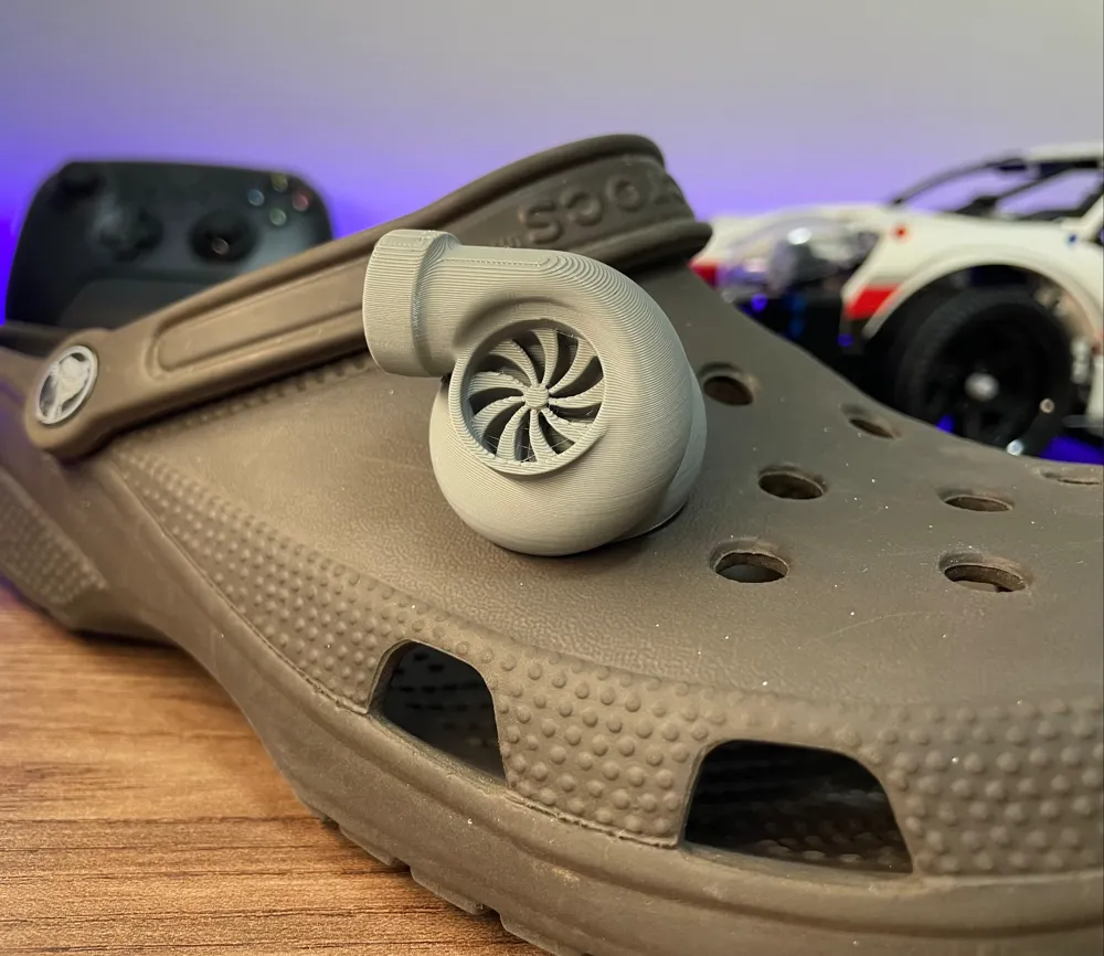 Turbo for Crocs (Jibbitz) USE WITH CAUTION! by UniDuni3d - MakerWorld