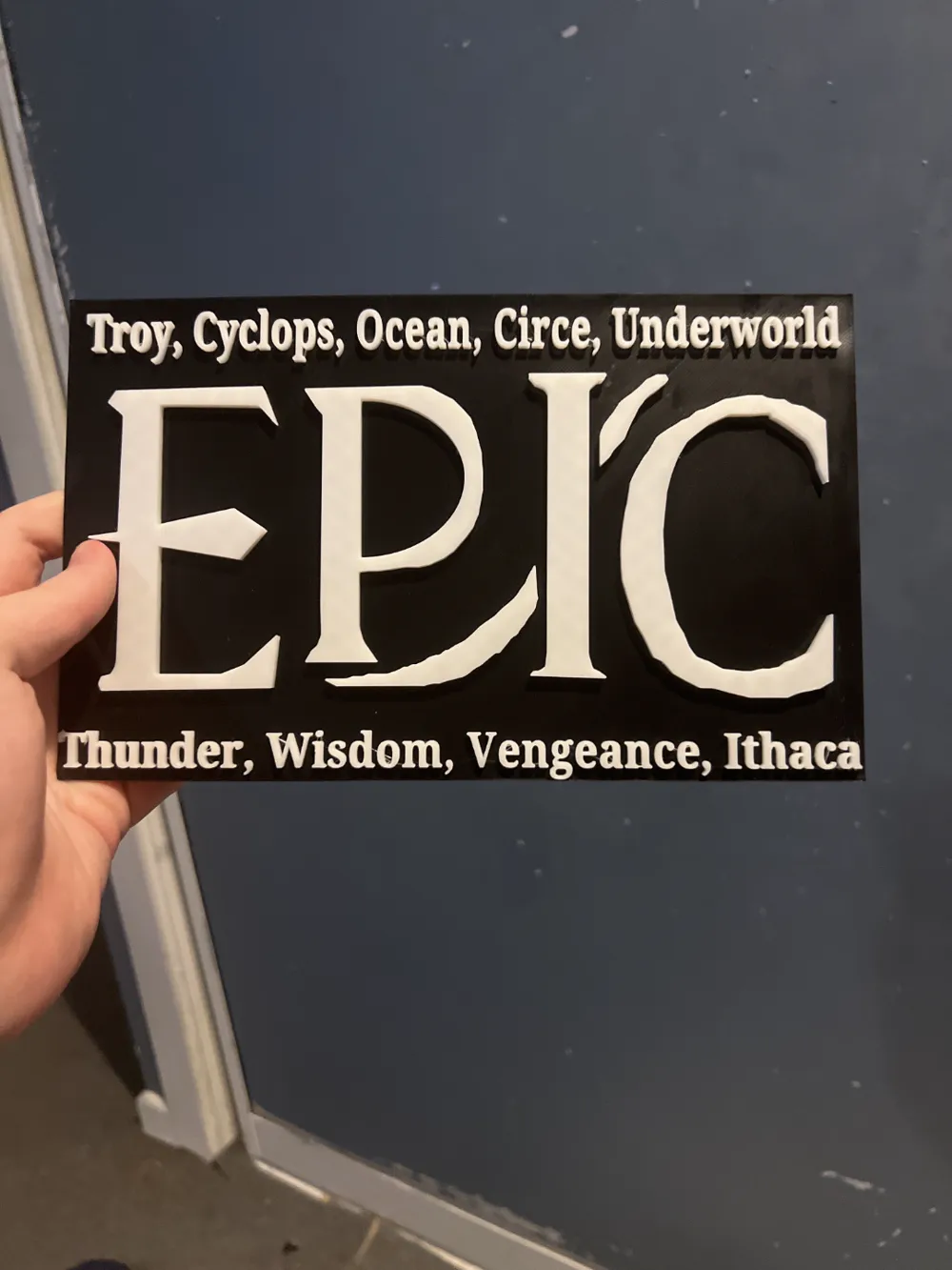 EPIC the Musical Sign by SkyLordOli MakerWorld: Download Free 3D Models