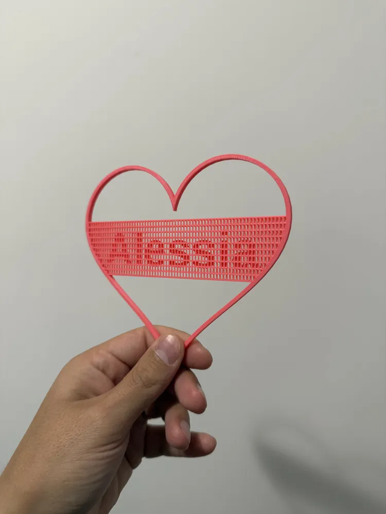 Names in a Heart - Free 3D Print Model - MakerWorld