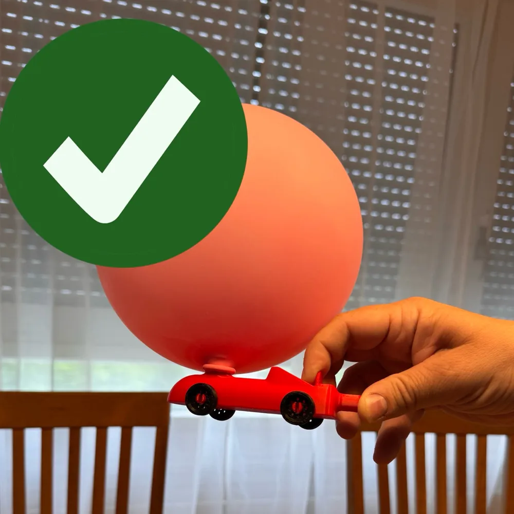 Balloon-powered race car, balloon - Free 3D Print Model - MakerWorld