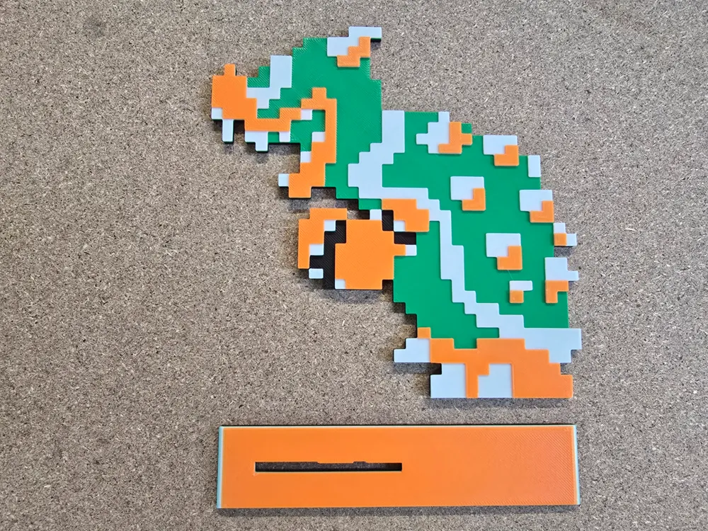 Classic Voxel-Style Bowser by Ocular Dynamic - MakerWorld