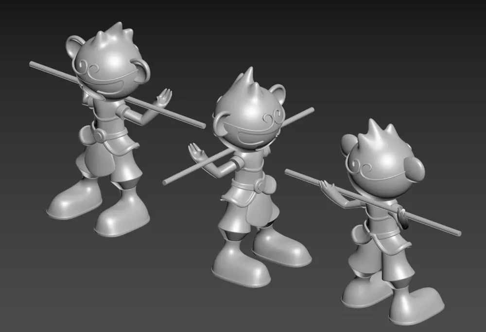 Figura de acción · Mono Blanco y Negro por Sumee1798 MakerWorld: Descarga Modelos 3D Gratuitos