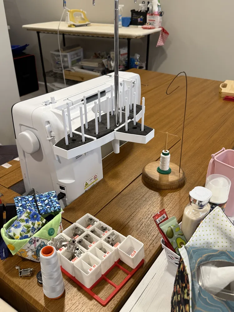 Bernina Multiple Spool Holder mounting points by Bobb - MakerWorld