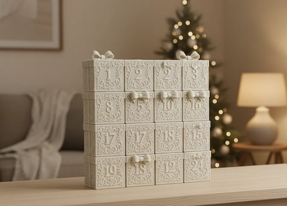 Advent Calendar Gift Box - Free 3D Print Model - MakerWorld