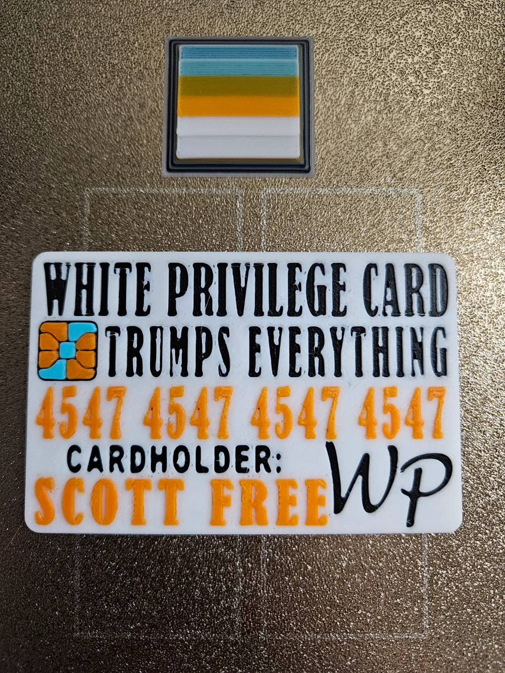 White Privilege Card Trumps Everything V2 8x Cards by NoProblem ...