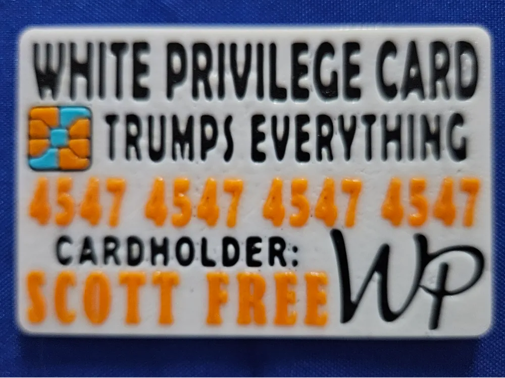 White Privilege Card Trumps Everything V2 8x Cards by NoProblem ...