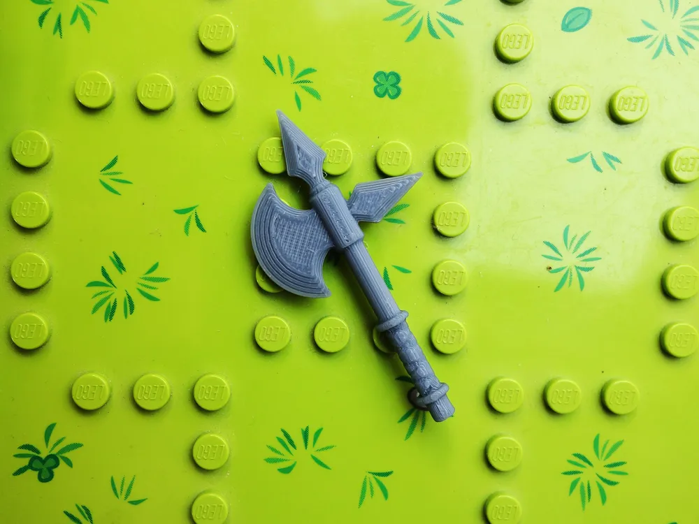 Brick BATTLE AXE by Floro MakerWorld: Download Free 3D Models