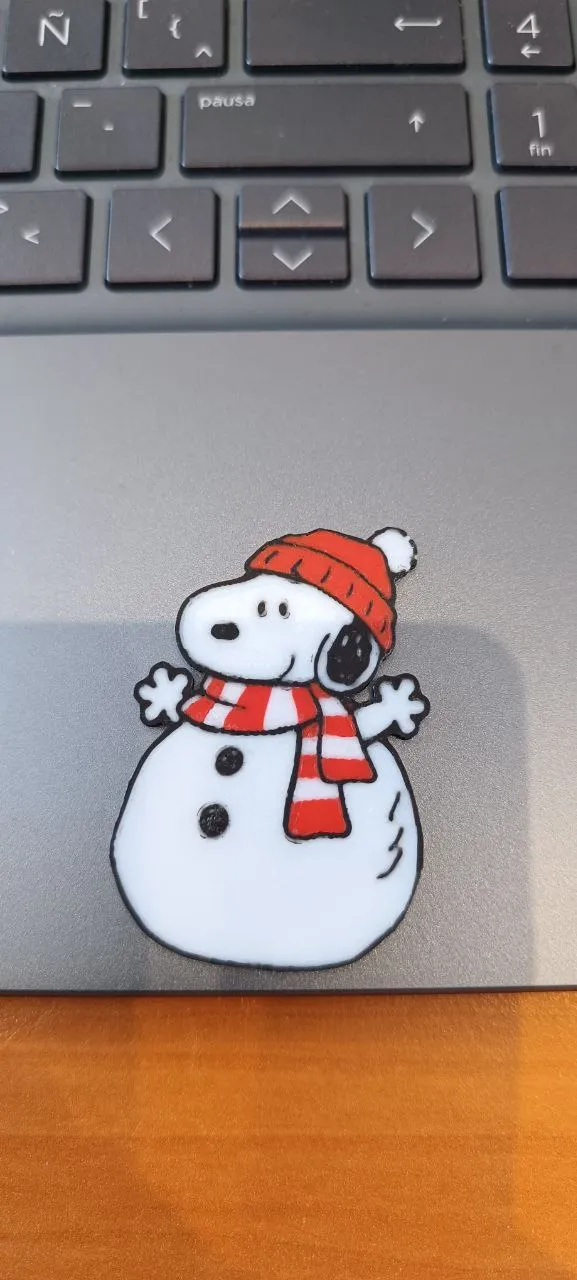 Snoopy-Schneemann von Fexa - MakerWorld