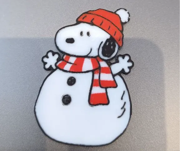 Snoopy-Schneemann von Fexa - MakerWorld