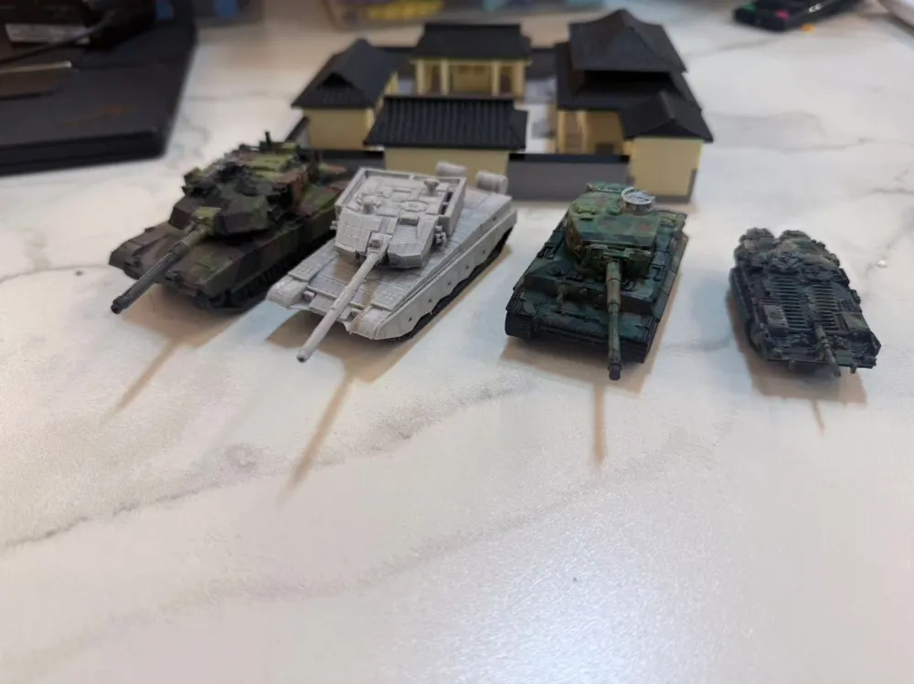 HO H0 OO 1:87 Scale Tank Models - Tiger 99A M1A1 Remixed by jupangpang ...