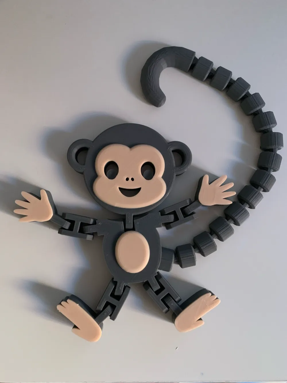 Articulated monkey with two tails Remixed by ATTV85 - MakerWorld