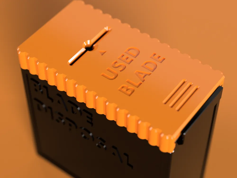 Blade Disposal - Container Box by K-Studio.ca - MakerWorld