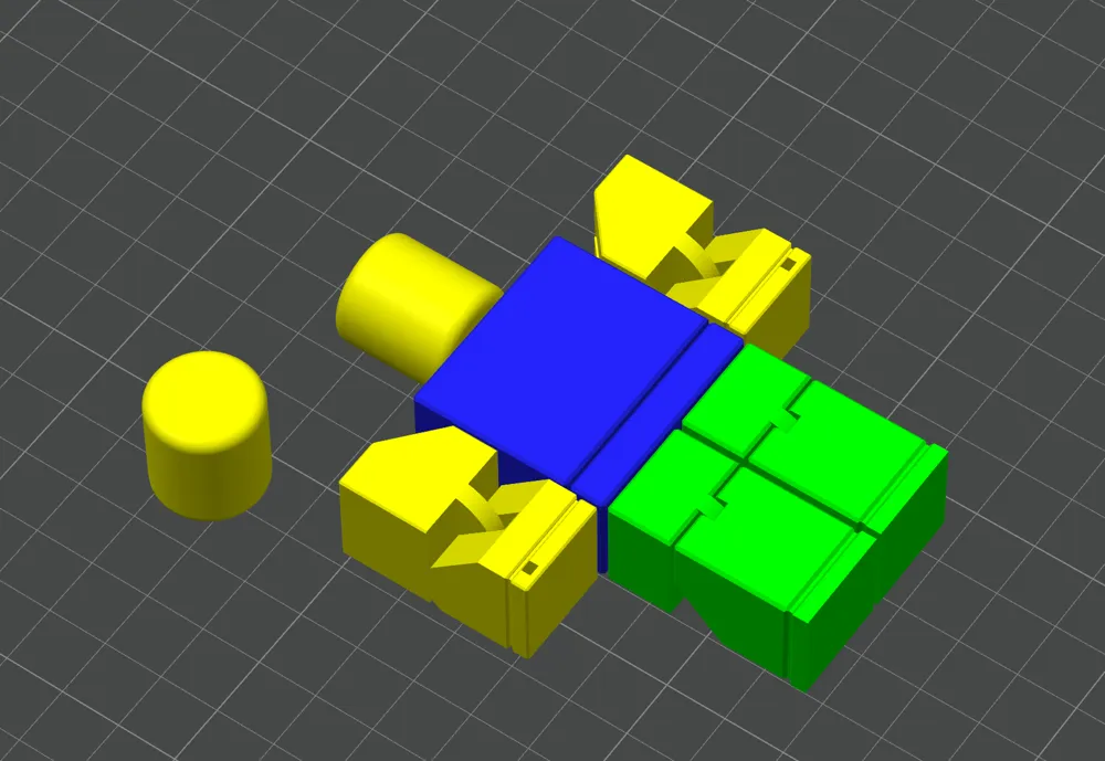 Articulated Roblox Action Character - Noob - Free 3D Print Model ...
