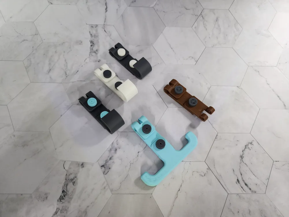 Assorted Modular Backpack hooks by Moe Stone - MakerWorld