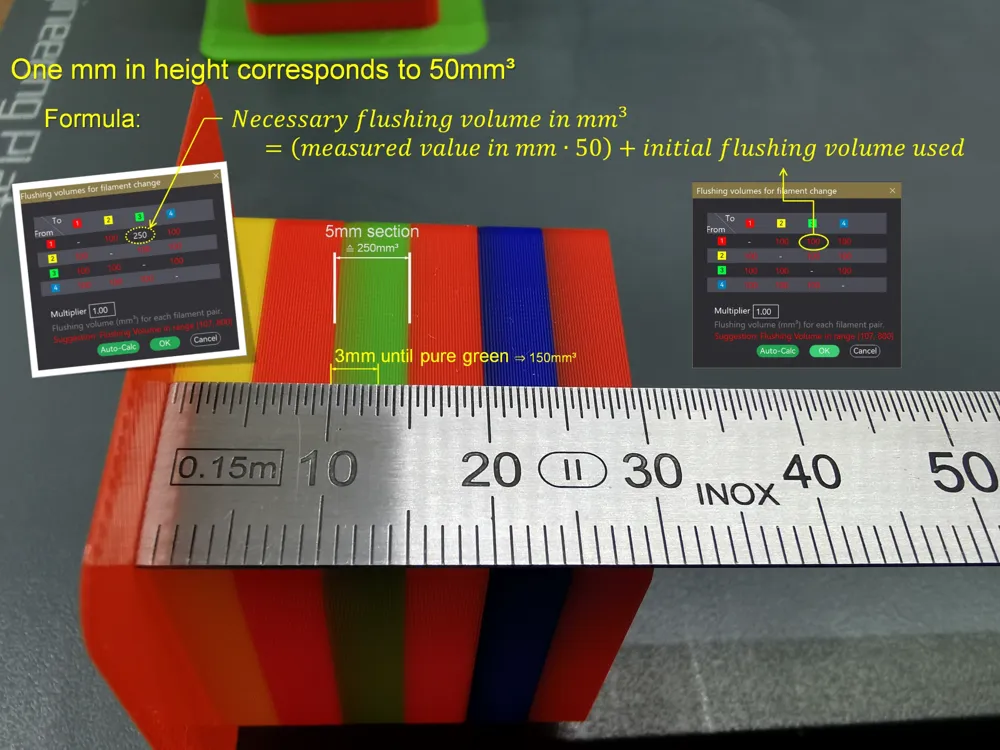 Flushing Volumes Calibration - V2 and new Gcode by AMTprojects ...