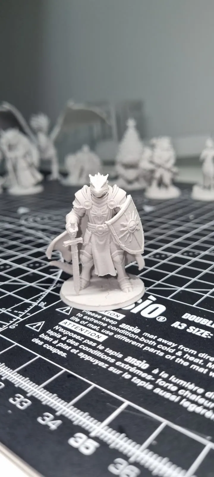 Kobold-Paladin D&D Miniatur (44mm) – Kostenloses 3D-Druckmodell ...