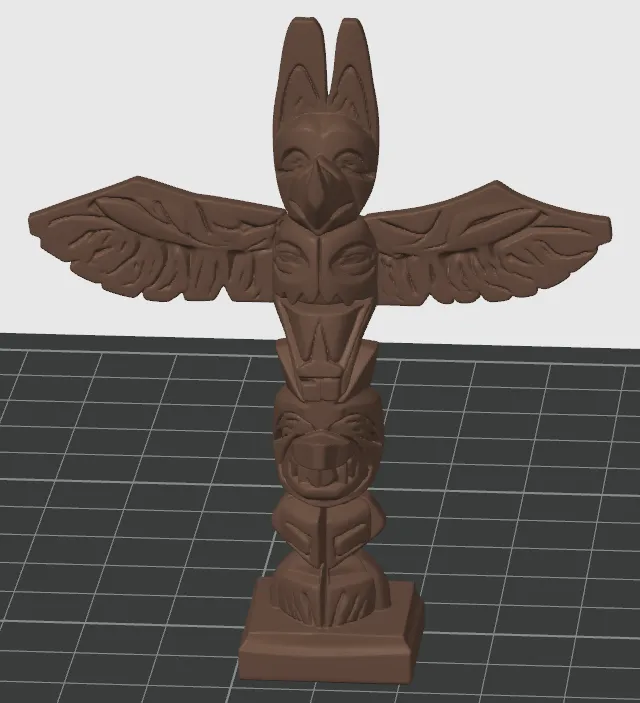 Native American Totem by Senki_86 MakerWorld: Download Free 3D Models