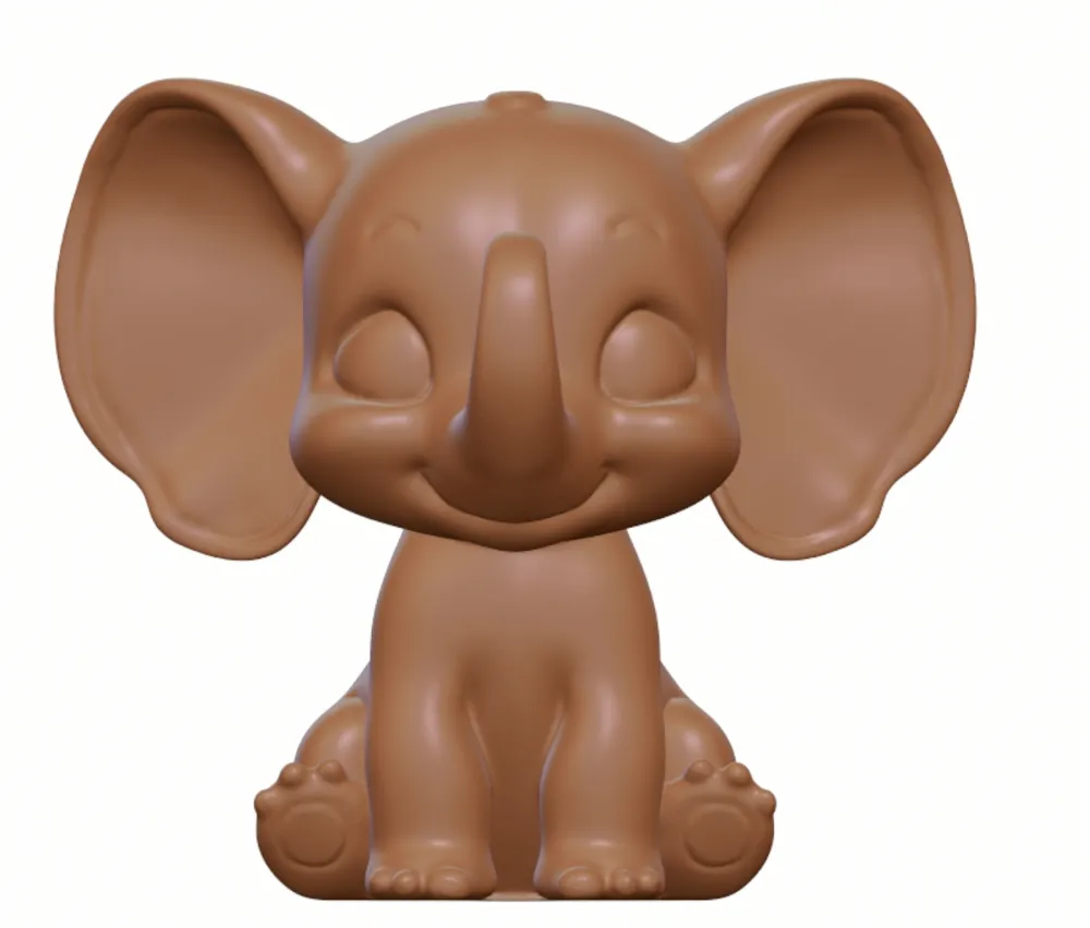Cute chibi elephant by Valkyrie Forge MakerWorld: Download Free 3D Models