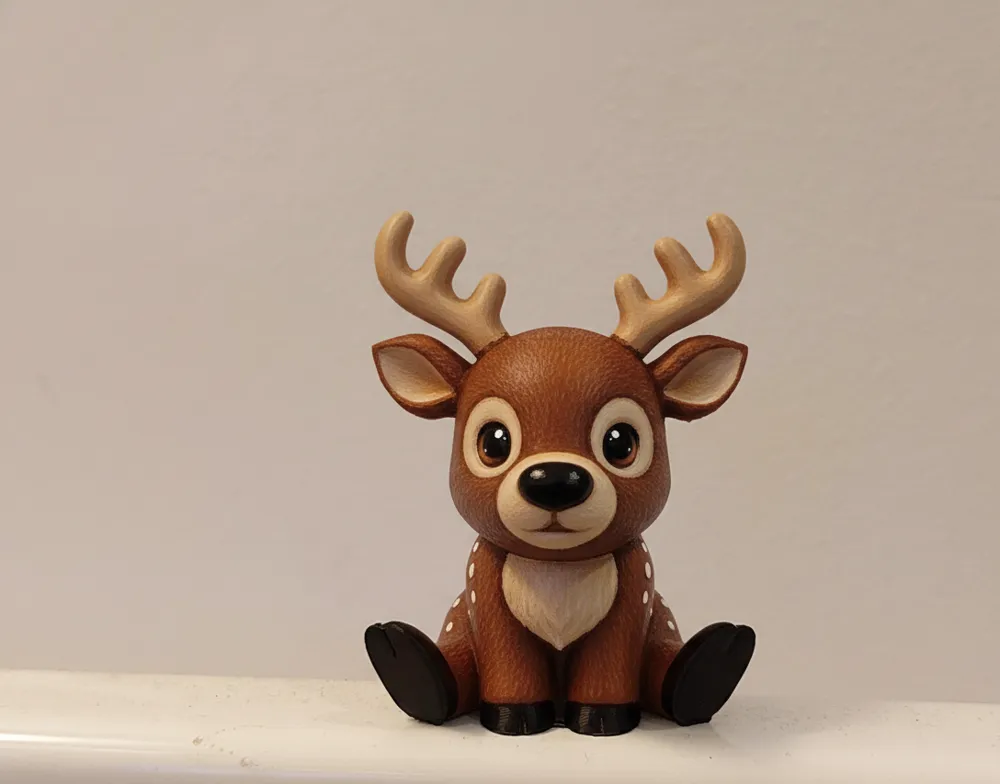 Cute Christmas Reindeer Miniatures - Set of 3 by Maker Girl Millie ...