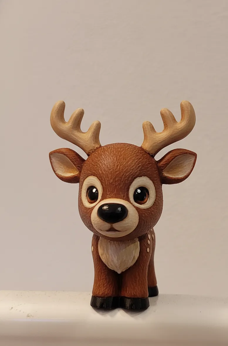 Cute Christmas Reindeer Miniatures - Set of 3 by Maker Girl Millie ...