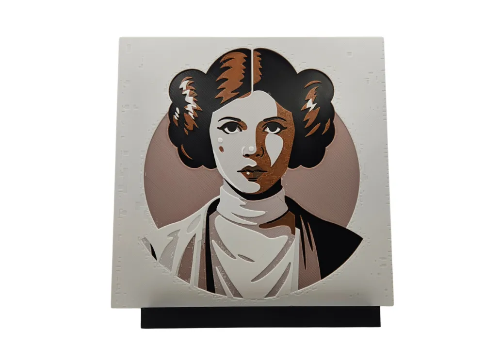 Princess Leia - Free 3D Print Model - MakerWorld