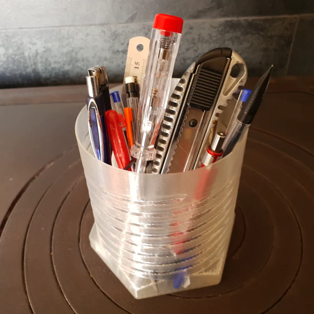 HT²C OpenSCAD Hexagon Threaded Tube Container by yahbluez - MakerWorld