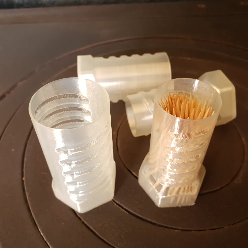 HT²C OpenSCAD Hexagon Threaded Tube Container by yahbluez - MakerWorld