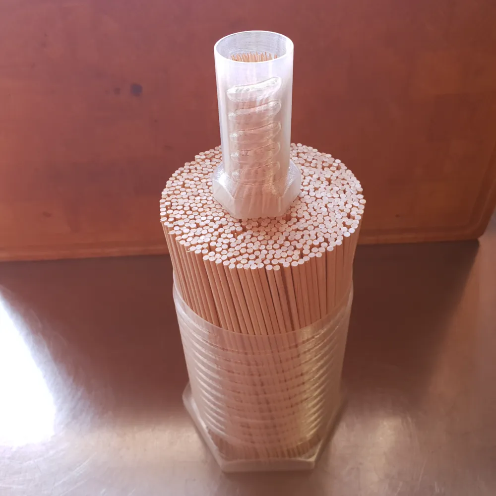 HT²C OpenSCAD Hexagon Threaded Tube Container by yahbluez - MakerWorld