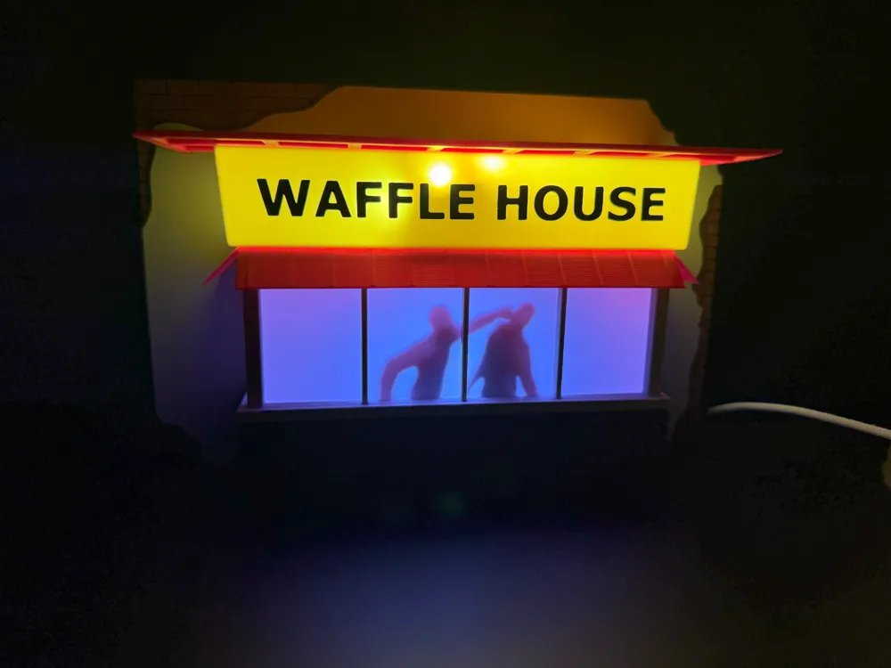 Waffle House "Fight" Box by wuboo - MakerWorld
