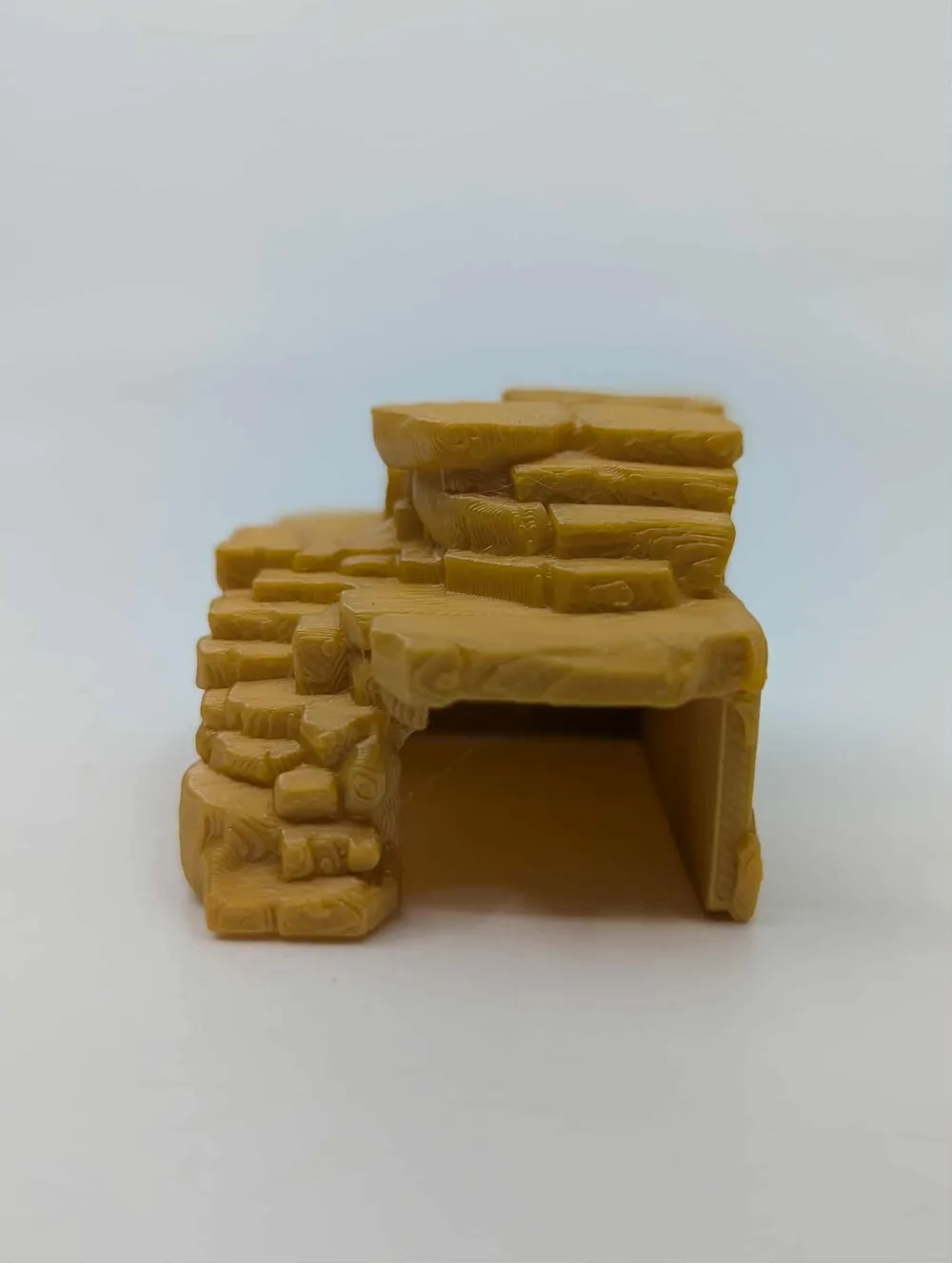 Stepped Mesa hide and climb, Reptile decor - Free 3D Print Model ...