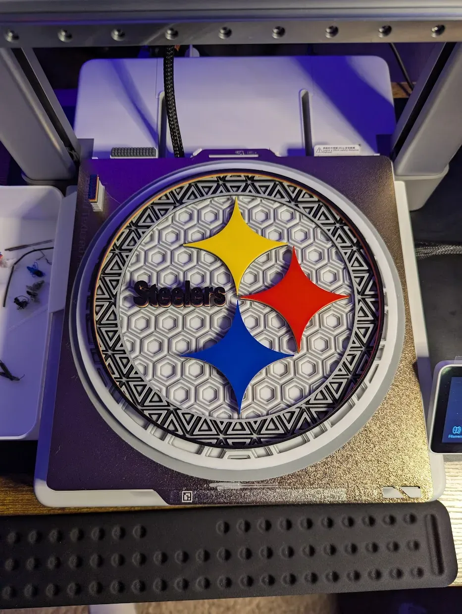 Pittsburgh Steelers Dimensional Mosaic - Free 3D Print Model - MakerWorld