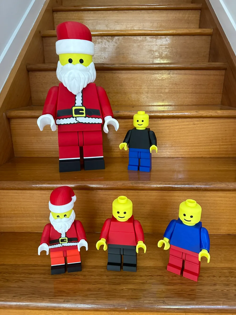 Mega Brick Minifigure 50% Scale of 10:1 Remixed by DM_AusMakerWorld: Download Free 3D Models