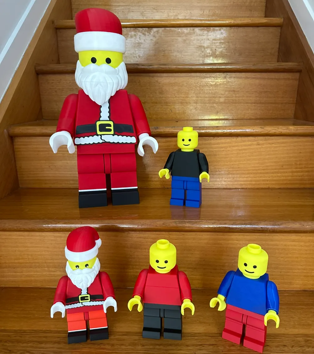 Mega Brick Minifigure 50% Scale of 10:1 Remixed by DM_AusMakerWorld ...