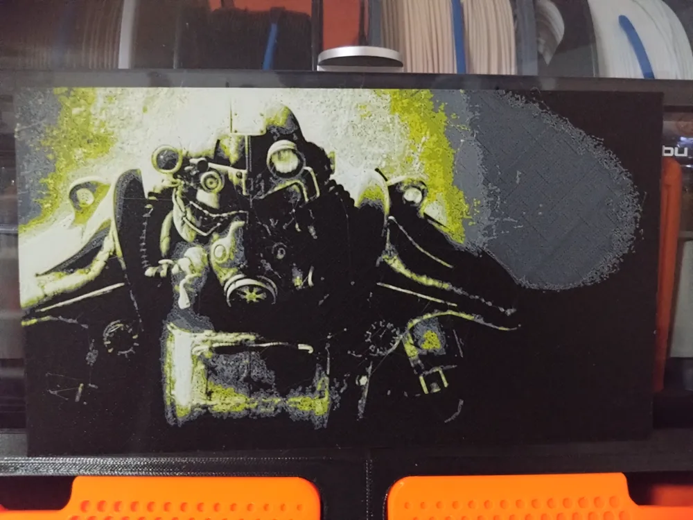 Fallout PowerArmor (HueForge) by OAsgarO - MakerWorld