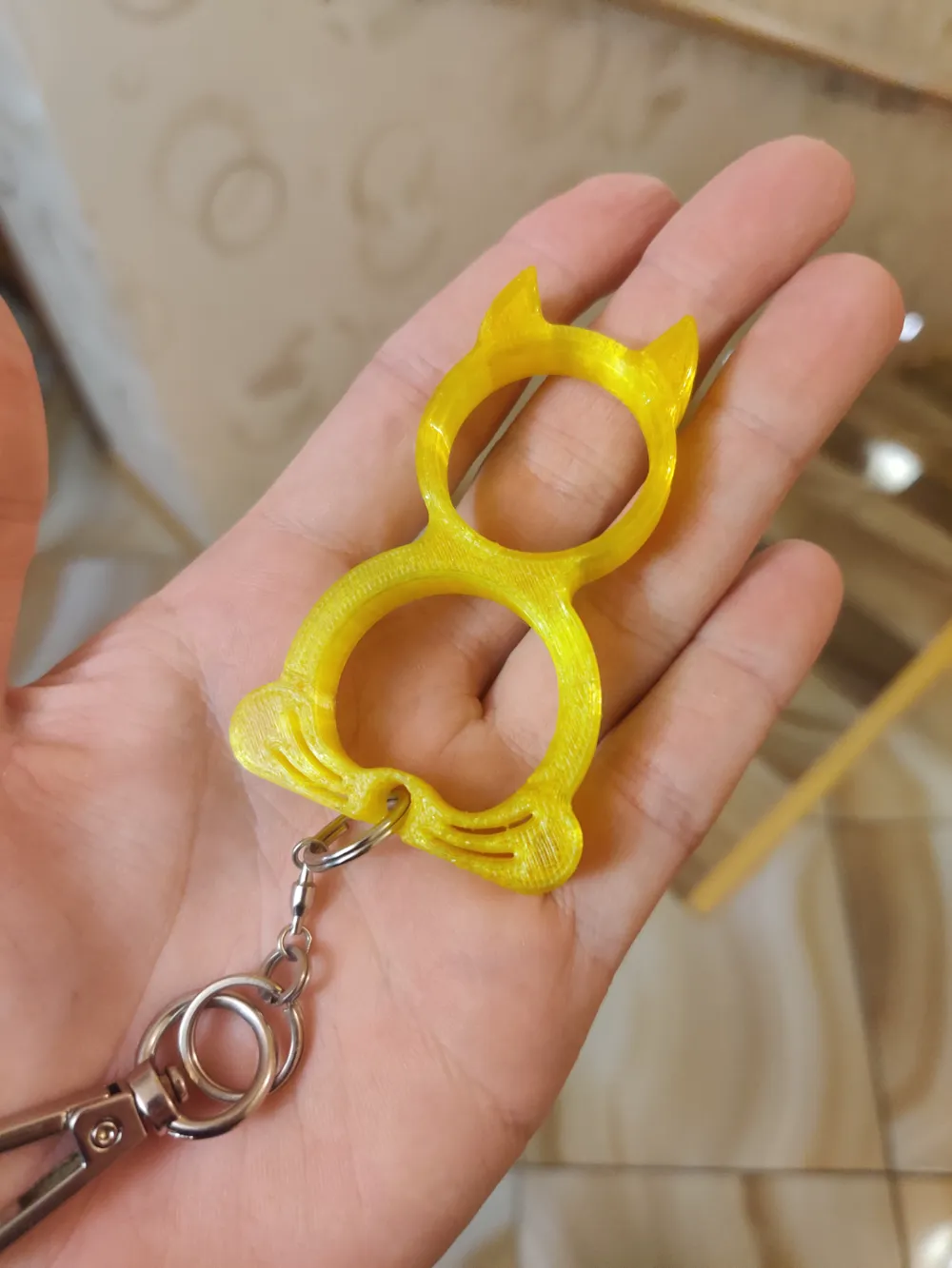 Knuckle Cat - keychain by ryhoo - MakerWorld