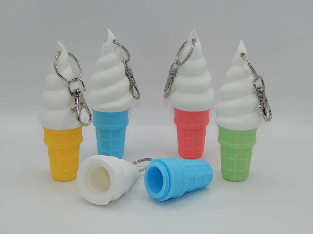 Ice Cream Chapstick Holder Keychain - Free 3D Print Model - MakerWorld