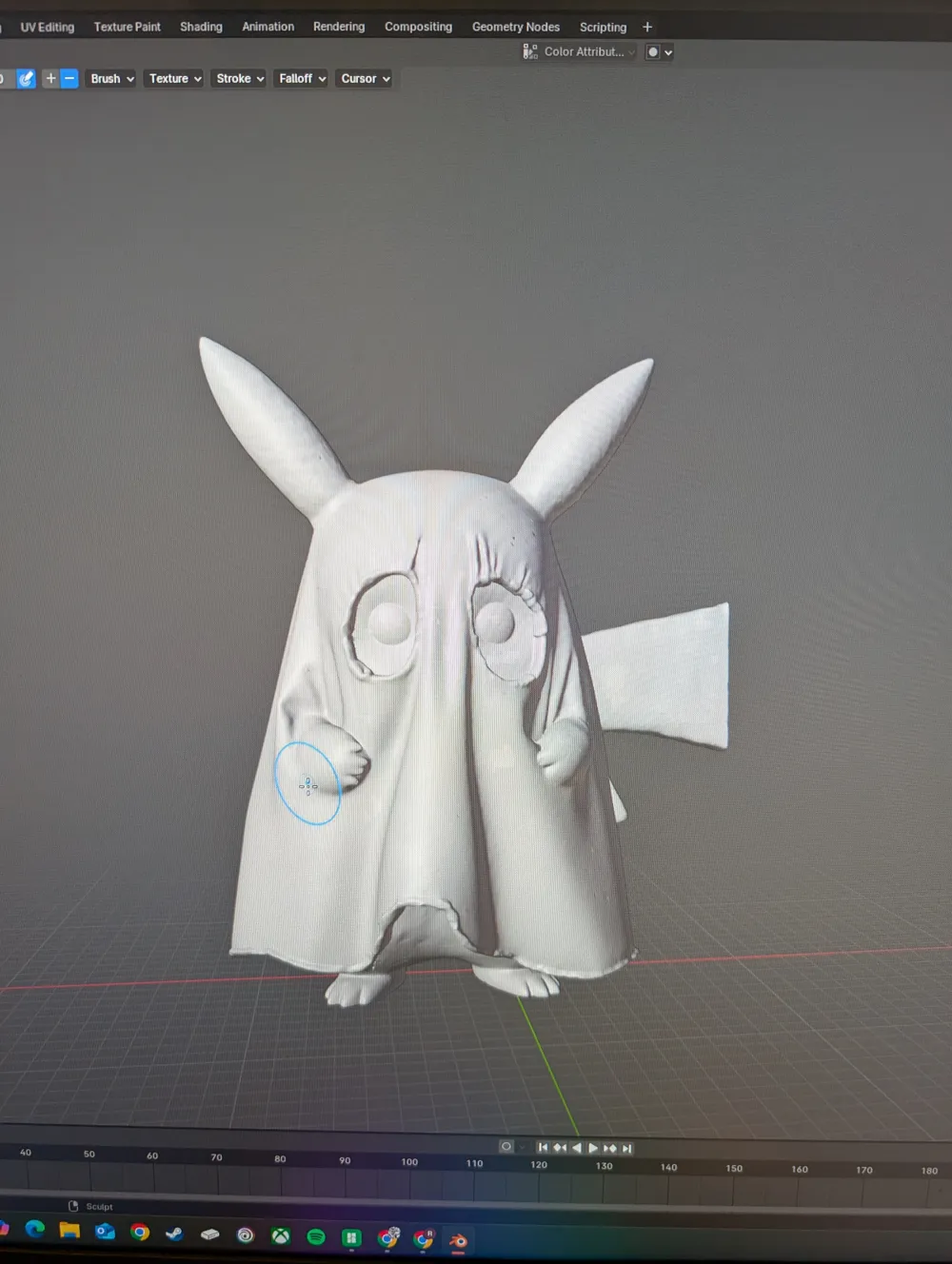 Pikachu - Ghost Costume - Free 3D Print Model - MakerWorld