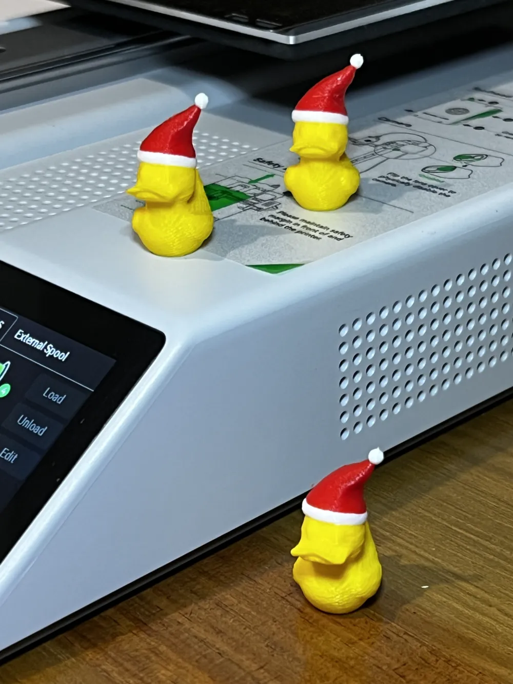 Crochet/Knitted Little Santa Duck - Christmas Cute by ARTICAT ...