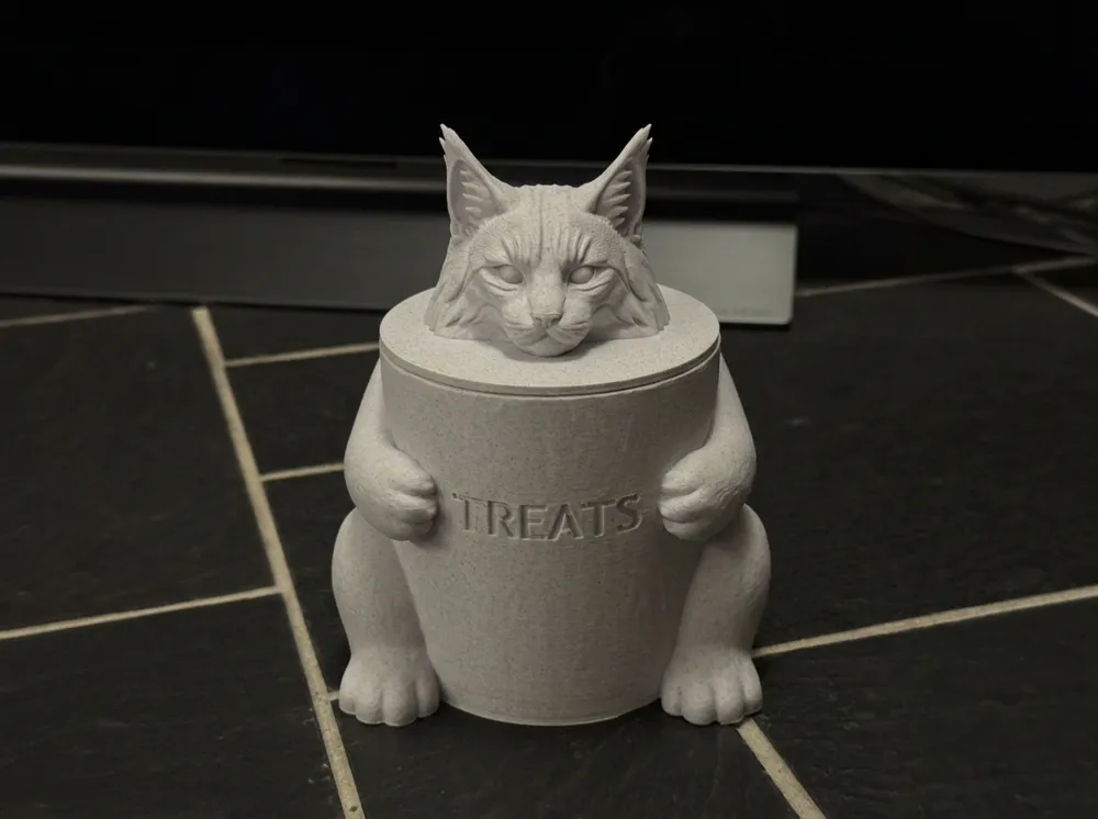 Maine Coon Storage Jar - Free 3D Print Model - MakerWorld