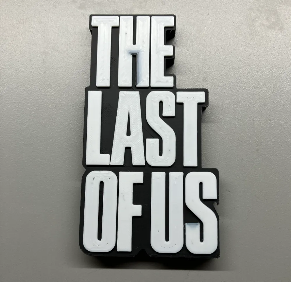 Simple The Last of Us logo by VTC Gloob MakerWorld: Download Free 3D Models