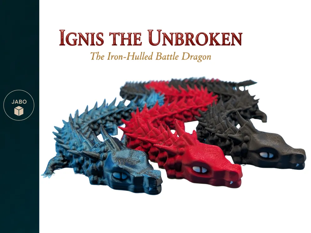 Articulated Dragon Ignis - Free 3D Print Model - MakerWorld
