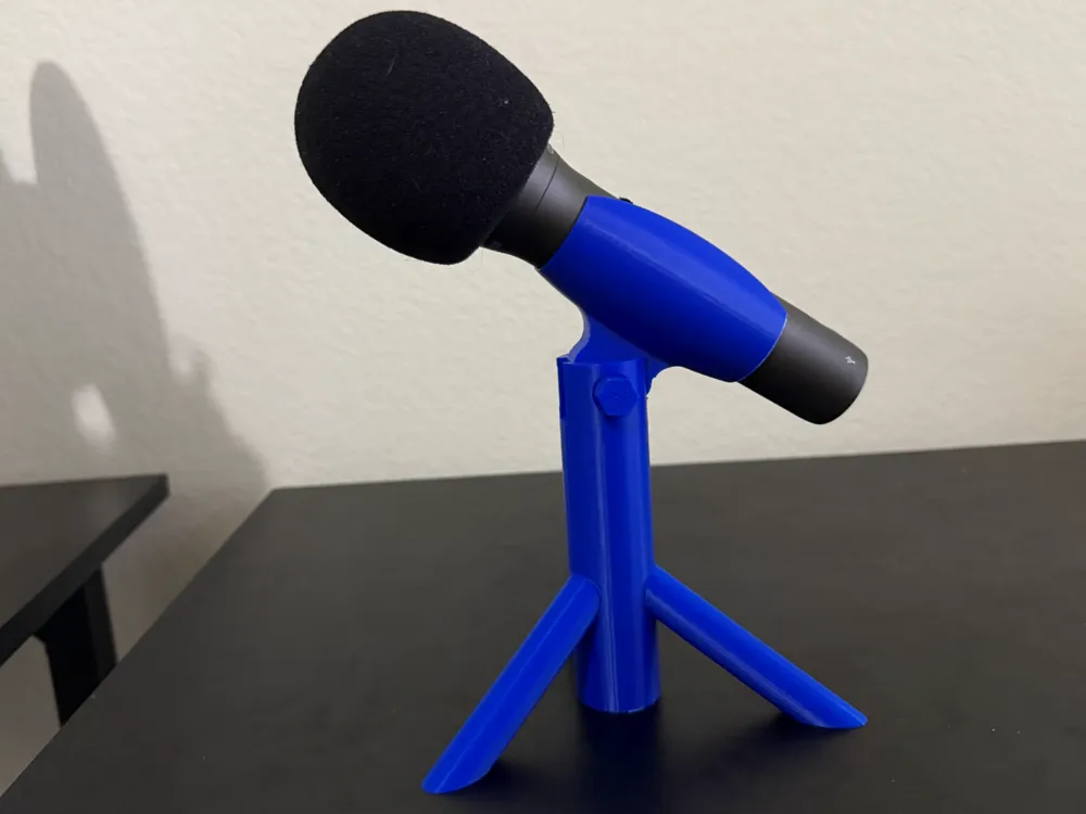 Mic Stand - Adjustable - Free 3D Print Model - MakerWorld