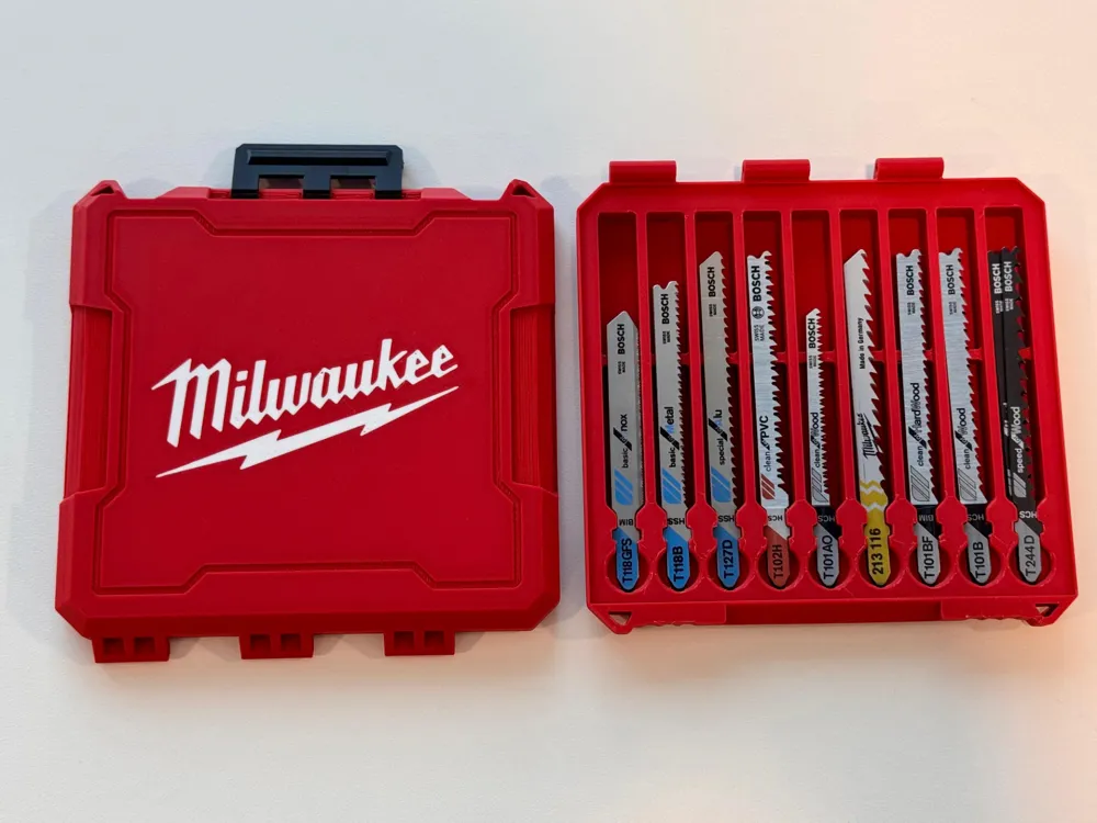 Milwaukee Jigsaw Blade Case - Free 3D Print Model - MakerWorld