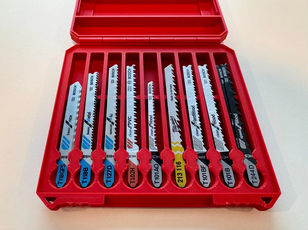 Milwaukee Jigsaw Blade Case - Free 3D Print Model - MakerWorld